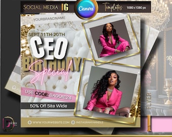 Ceo Birthday Sale Flyer, Ceo Birthday Flyer, Ceo Birthday Special Flyer ...