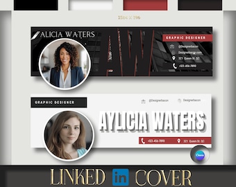 Linkedin Banner, Social Media Templates Linkedin, Canva Linkedin ...