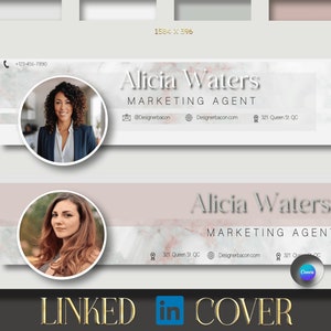 Pastel Linkedin Banner Modern Professional Linkedin Banner - Etsy