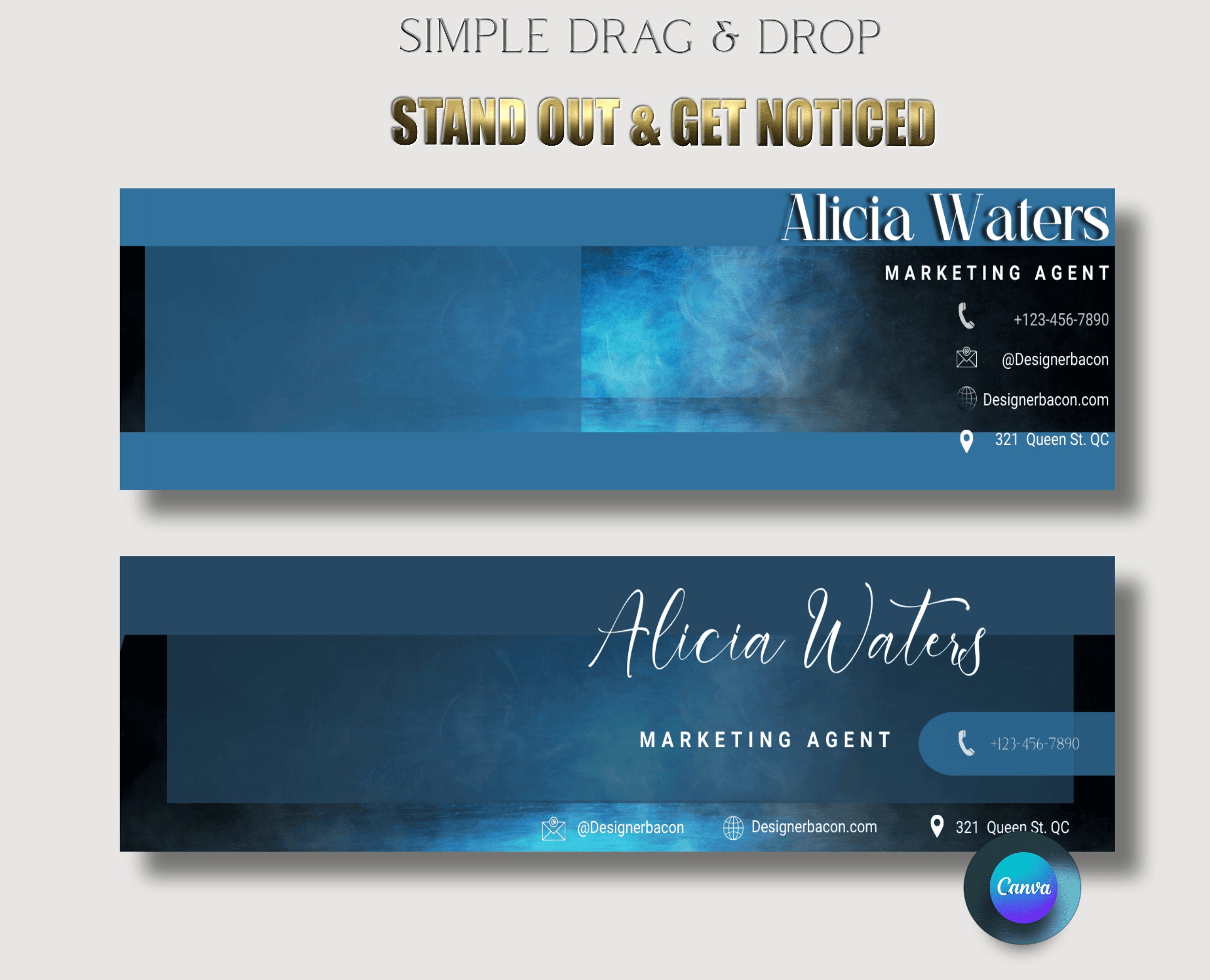 Blue Linkedin Banner Modern Professional Linkedin Banner Minimalist ...