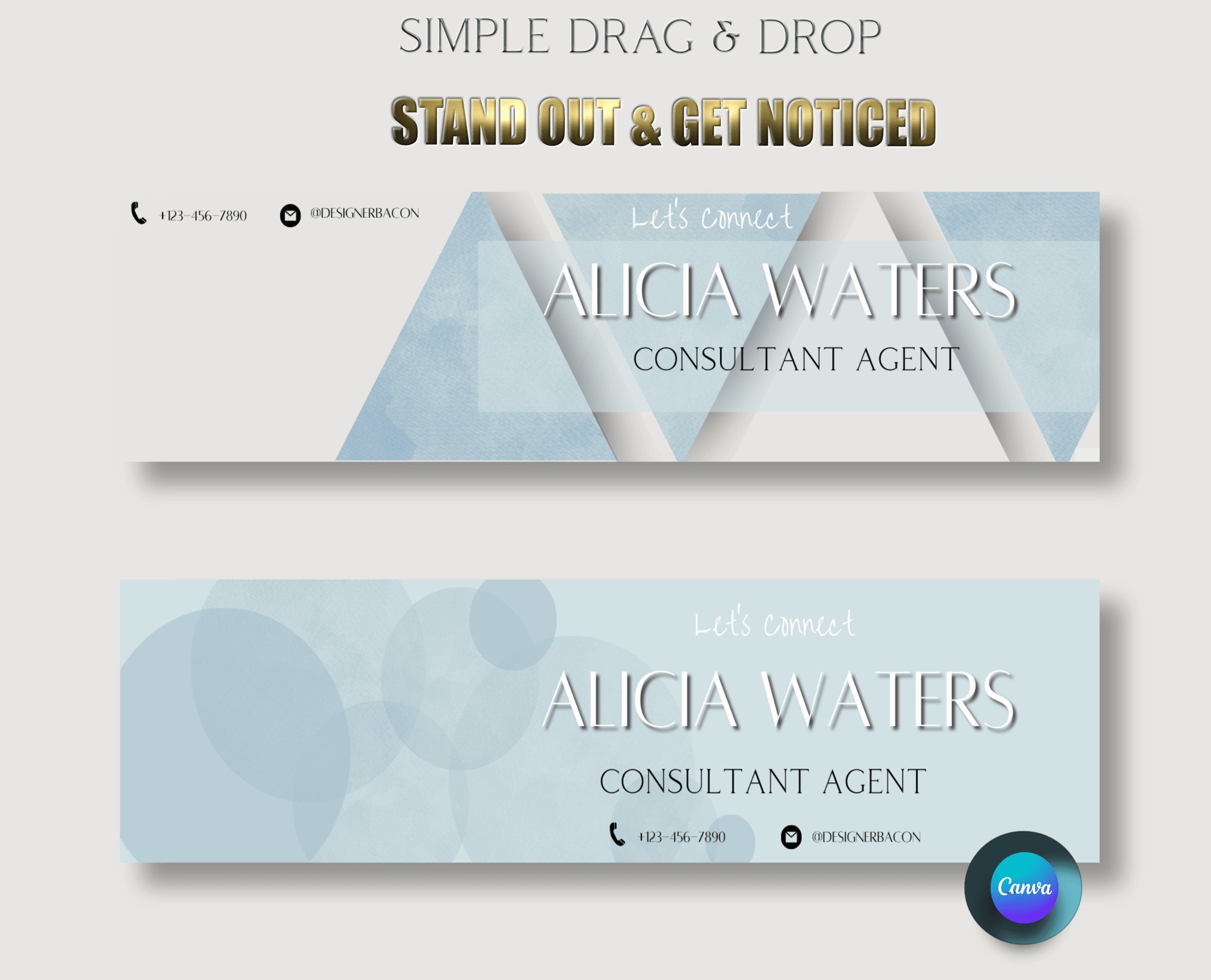 Blue Editable Linkedin Banner Canva Template for Professionals Linkedin ...