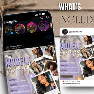 Models Wanted Flyer Templates, Braid Models Needed, DIY Wanted Social ...