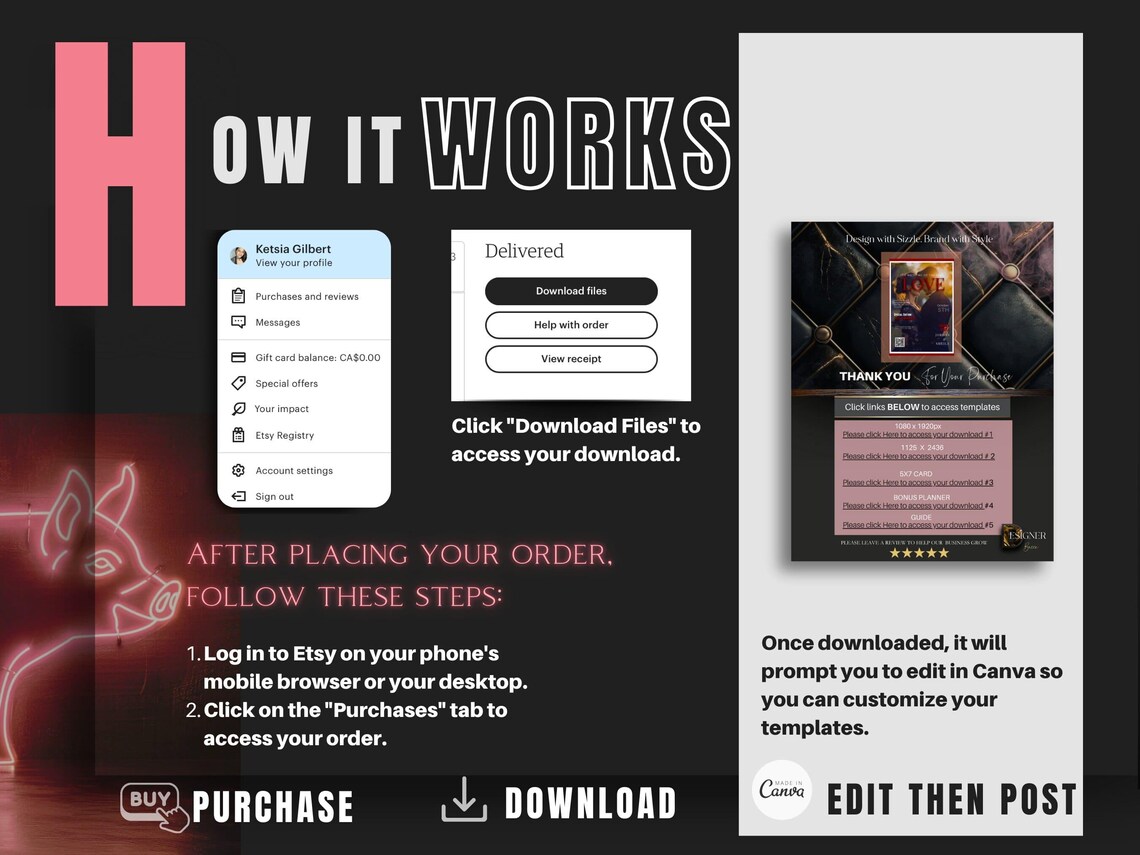 New Location Template, We Moved Flyer, DIY Canva Flyer, Location Change ...