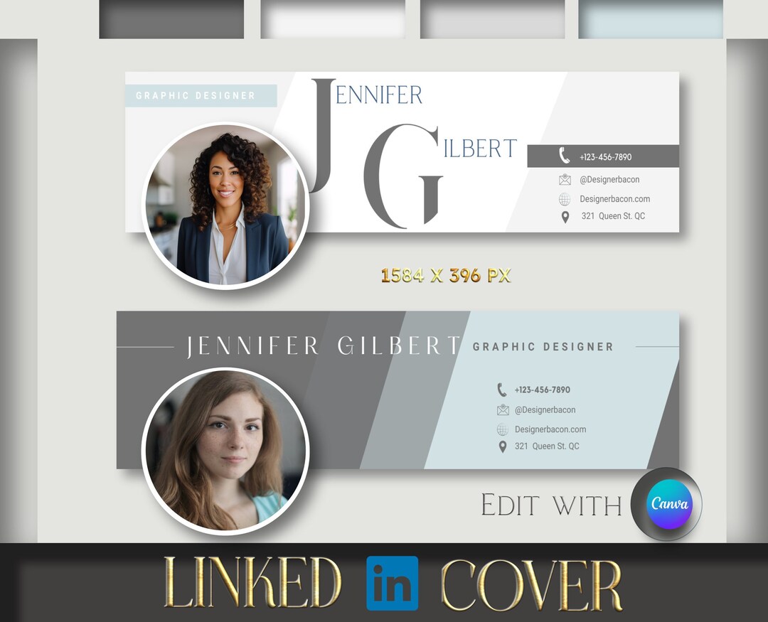 Linkedin Banner, Social Media Templates Linkedin, Canva Linkedin ...