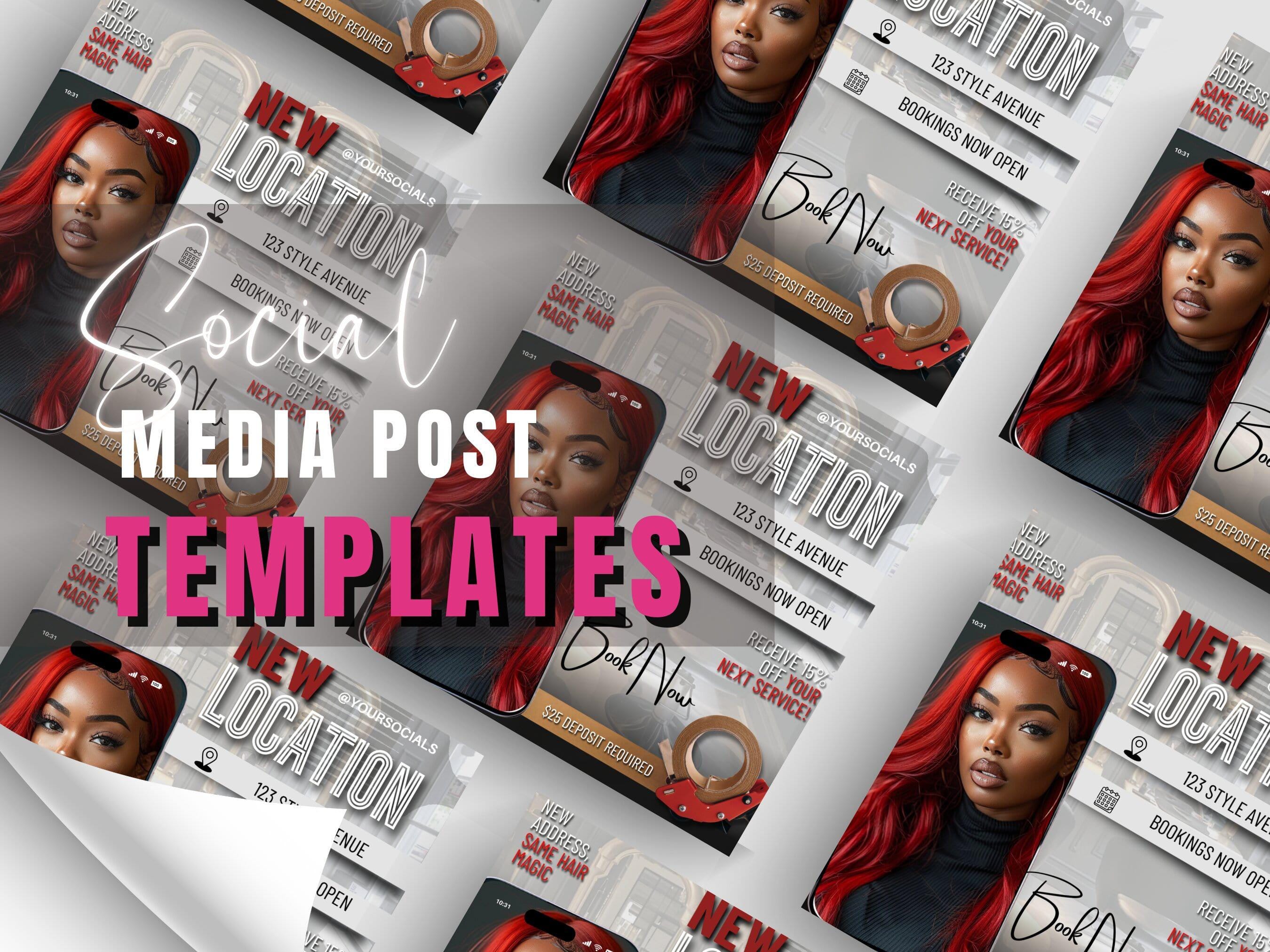 New Location Template, We Moved Flyer, DIY Canva Flyer, Location Change ...