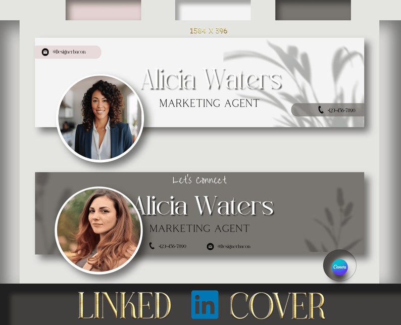 Professional Linkedin Banner Minimalist Profile Background Banner ...