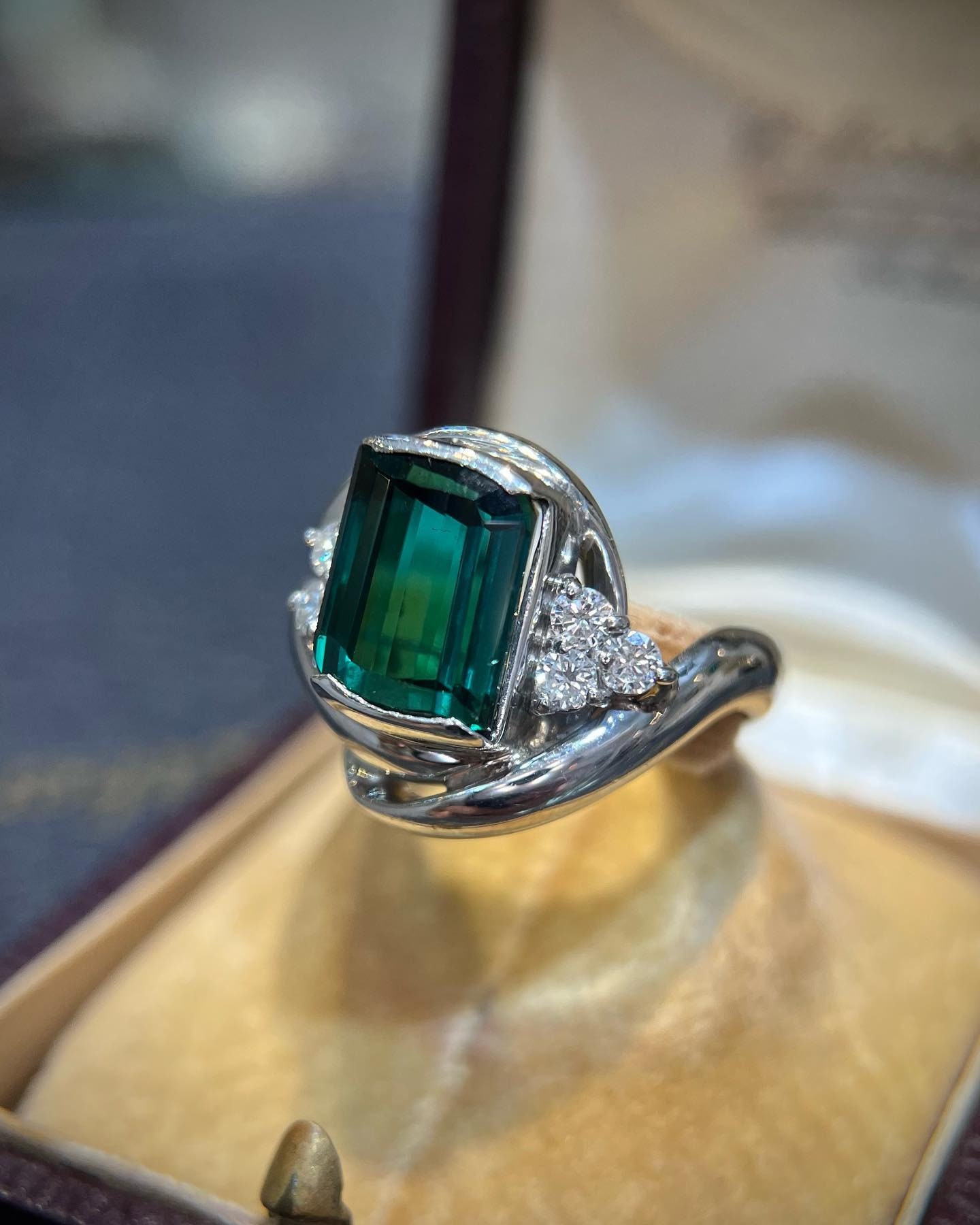 Beautiful Indicolite Tourmaline Ring Gorgeous Indicolite - Etsy