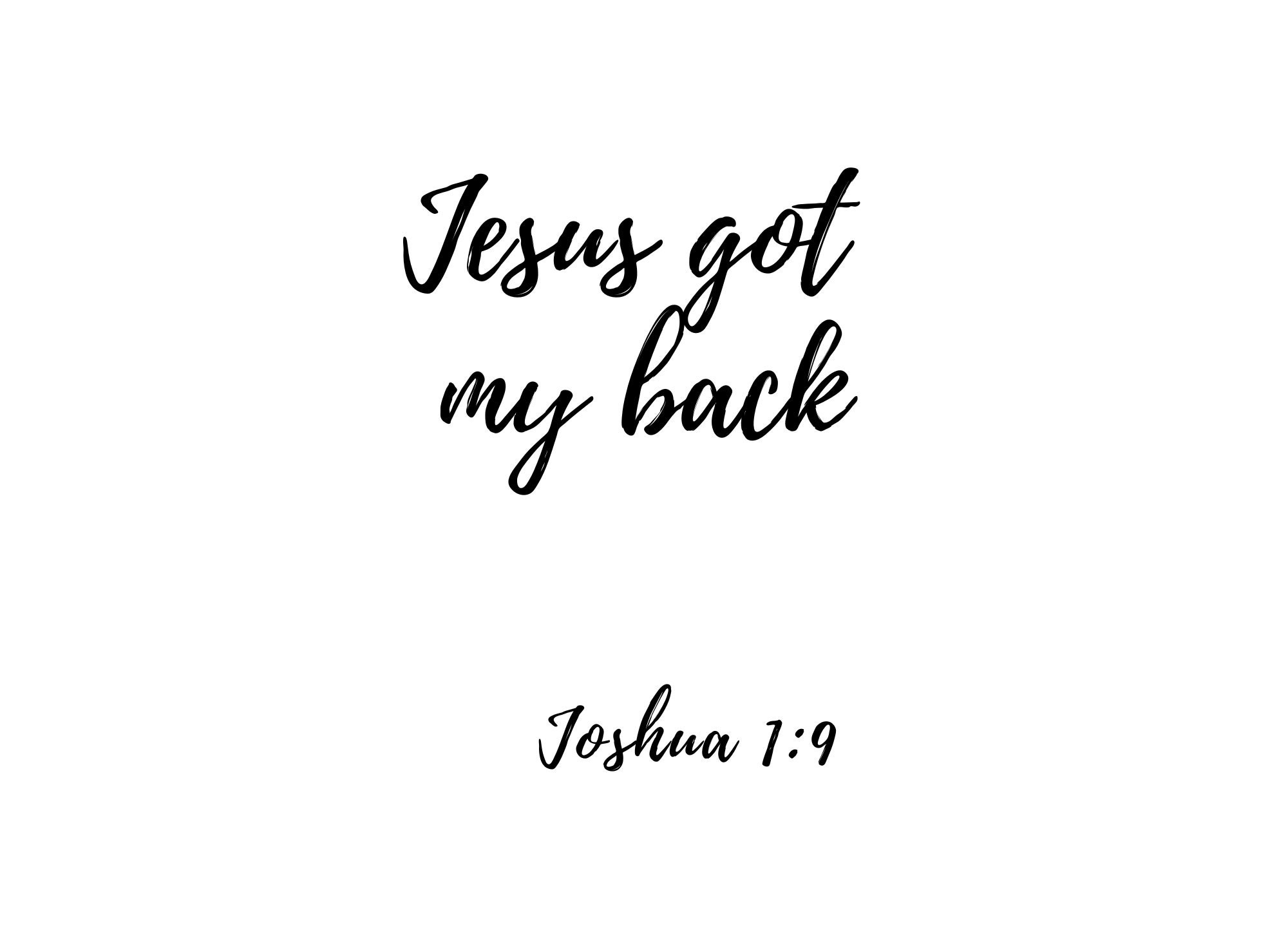 Jesus Got My Back PNG - Etsy