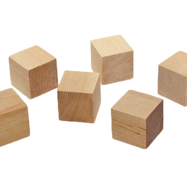 Wooden Cubes - Etsy