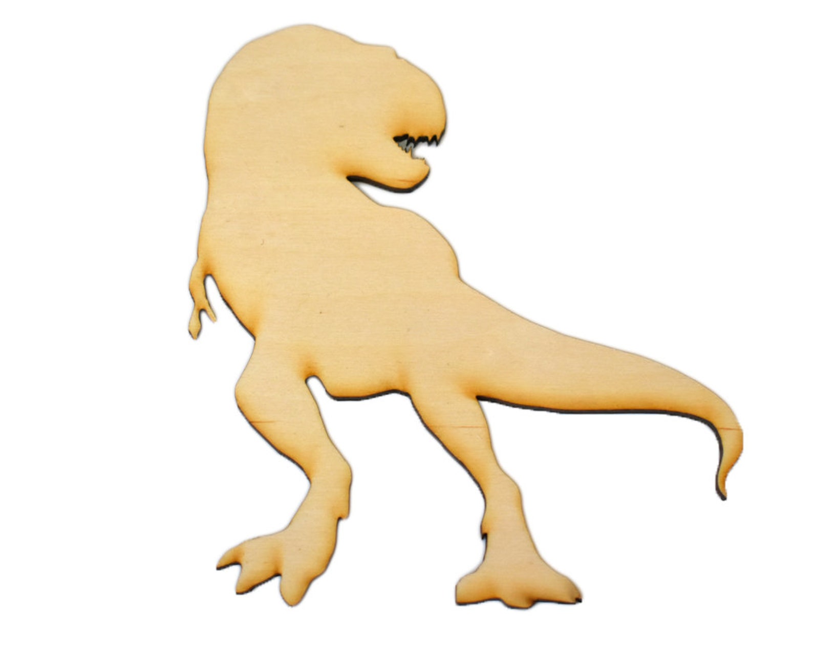 Laser Cut Tyrannosaurus Rex ~ T-rex Dinosaur Cutout ~ 1/8'' Baltic ...