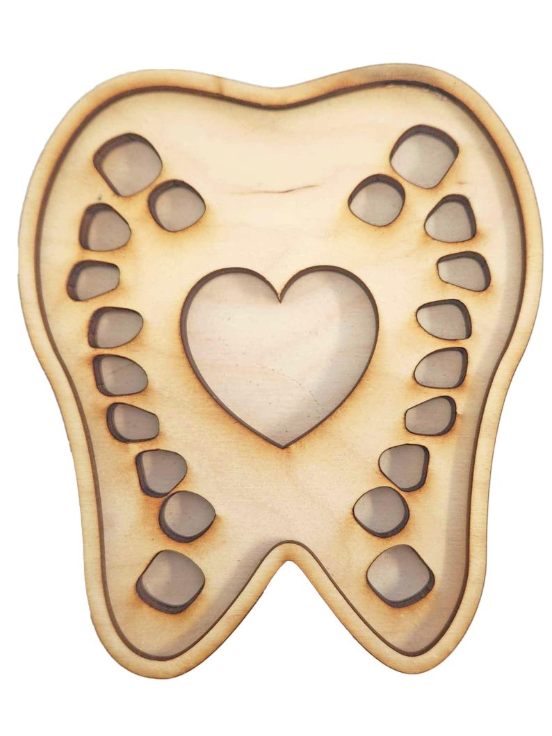 Laser Cut Tooth Box DIY Craft Kit - Unassembled - Tooth Fairy or Rocket ...