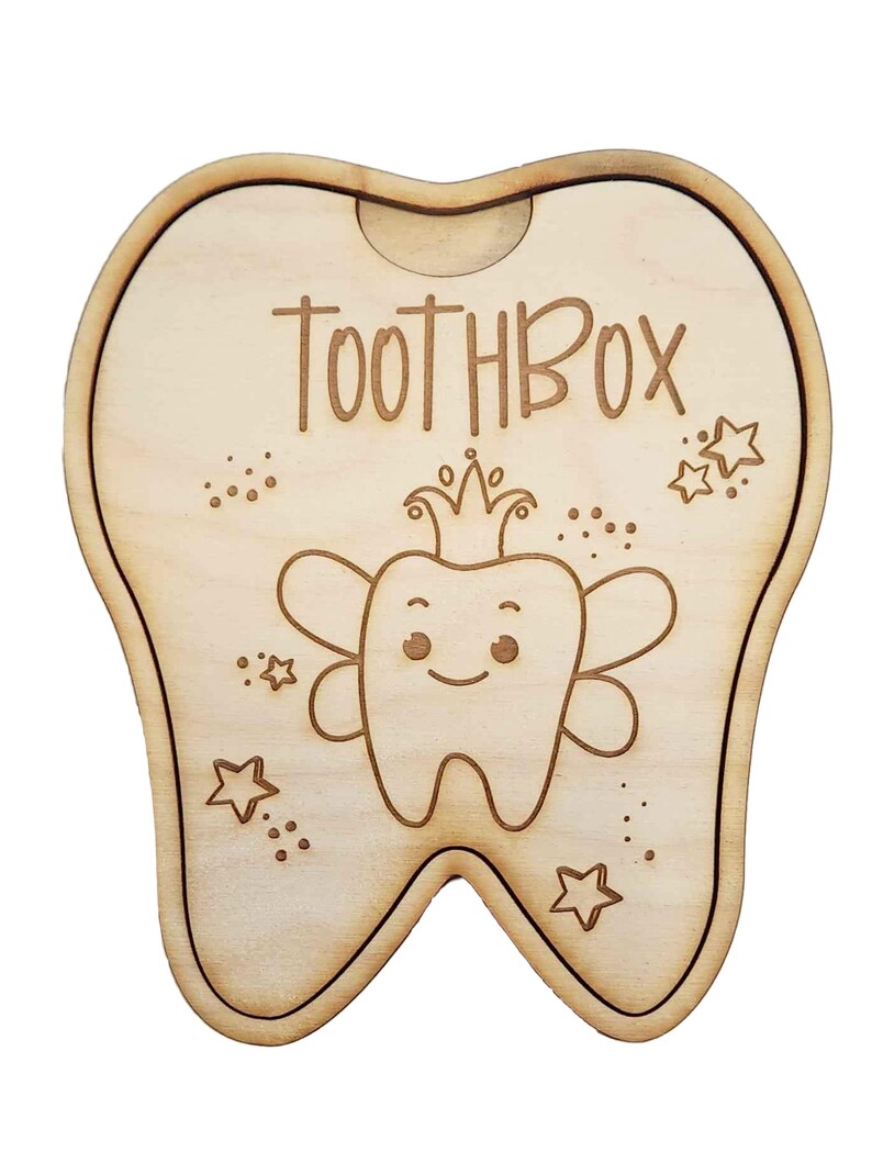 Laser Cut Tooth Box DIY Craft Kit - Unassembled - Tooth Fairy or Rocket ...