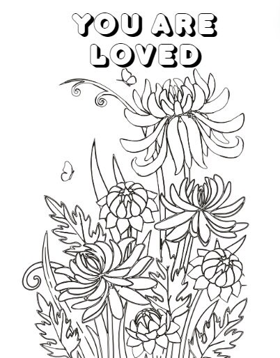 Positive Affirmation Coloring Sheets - Etsy