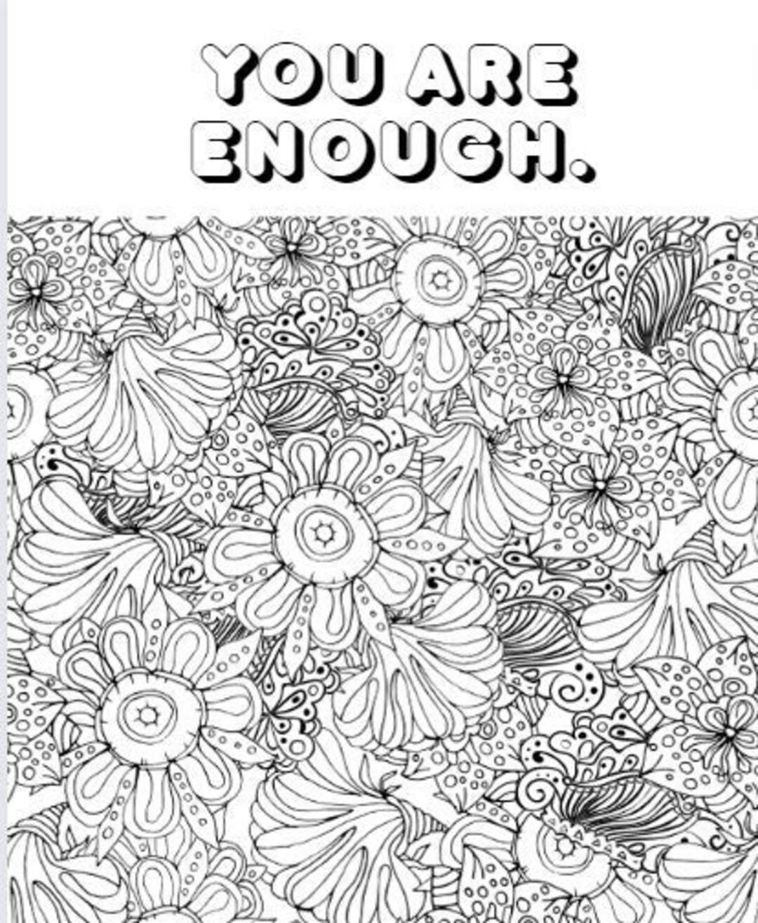 Positive Affirmation Coloring Sheets - Etsy