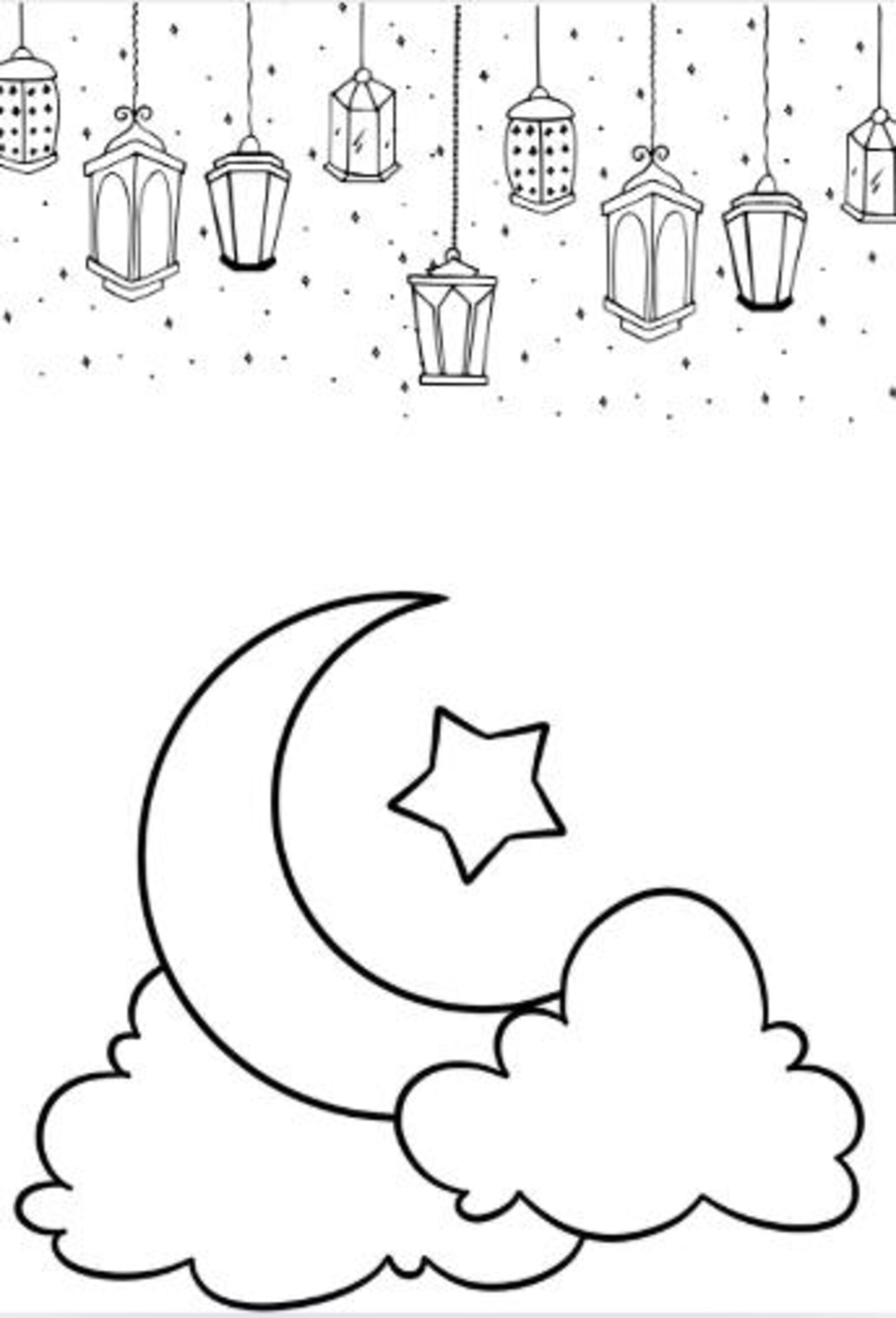 Ramadan Coloring Pages Bundle - Etsy