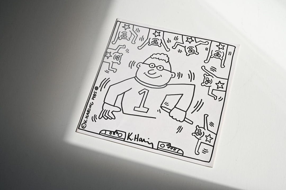 Original Keith Haring Coloring Book From 1986 - Etsy