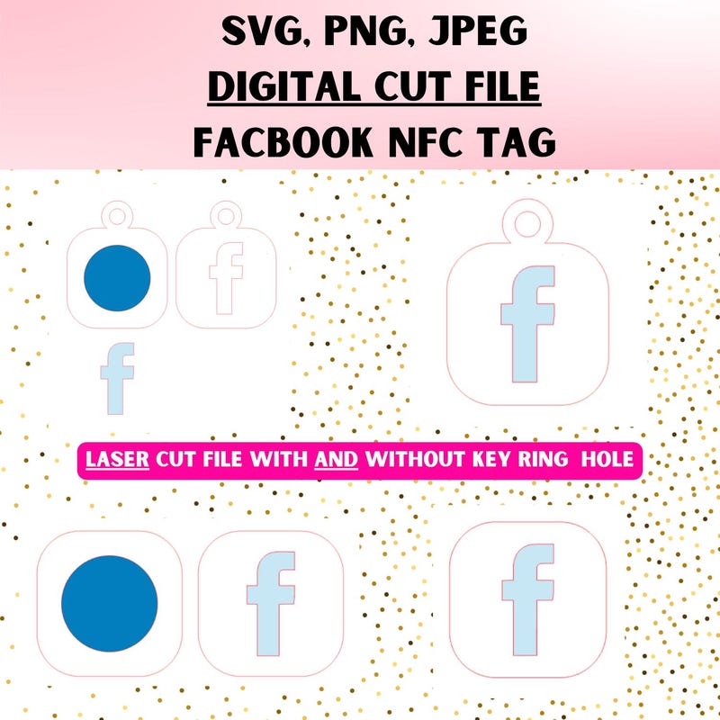 Facebook Nfc Keychain - Etsy