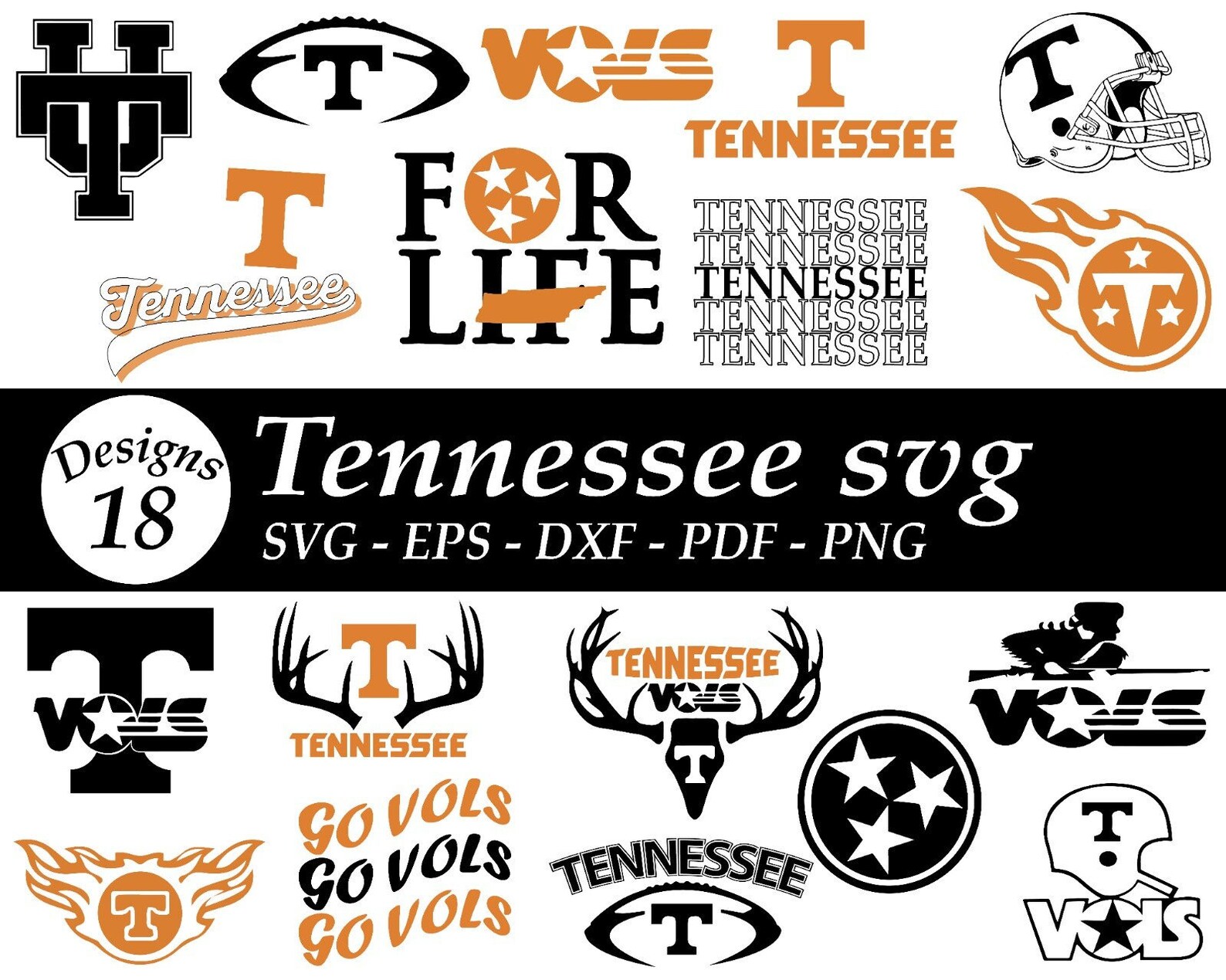 Tennessee Svg Tennessee Football Lovers Vols Png, Tennessee-vols Svg ...