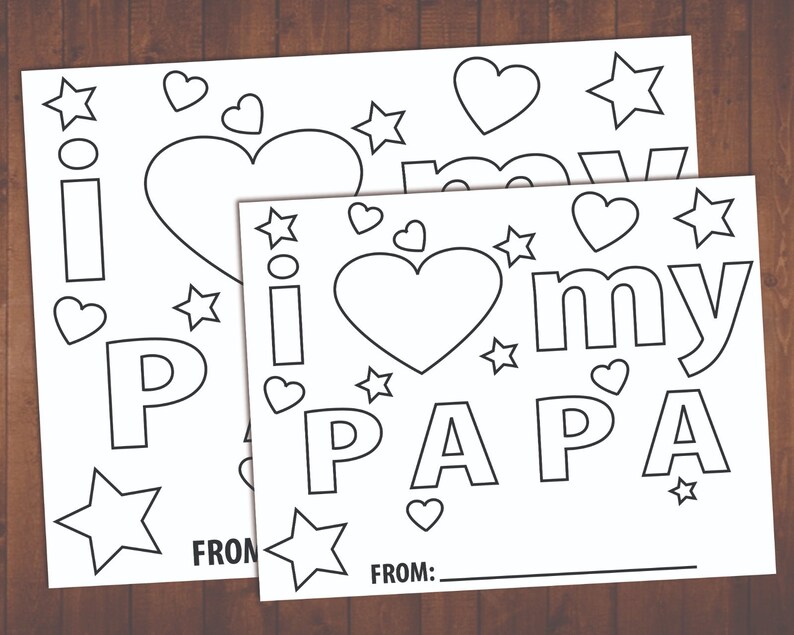 All About My Papa Printable Bundle Cards Papa Activity - Etsy