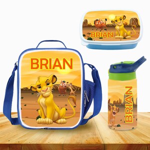 Custom Kids Snack Lunch Box for School Picnic Personalized Travel ...