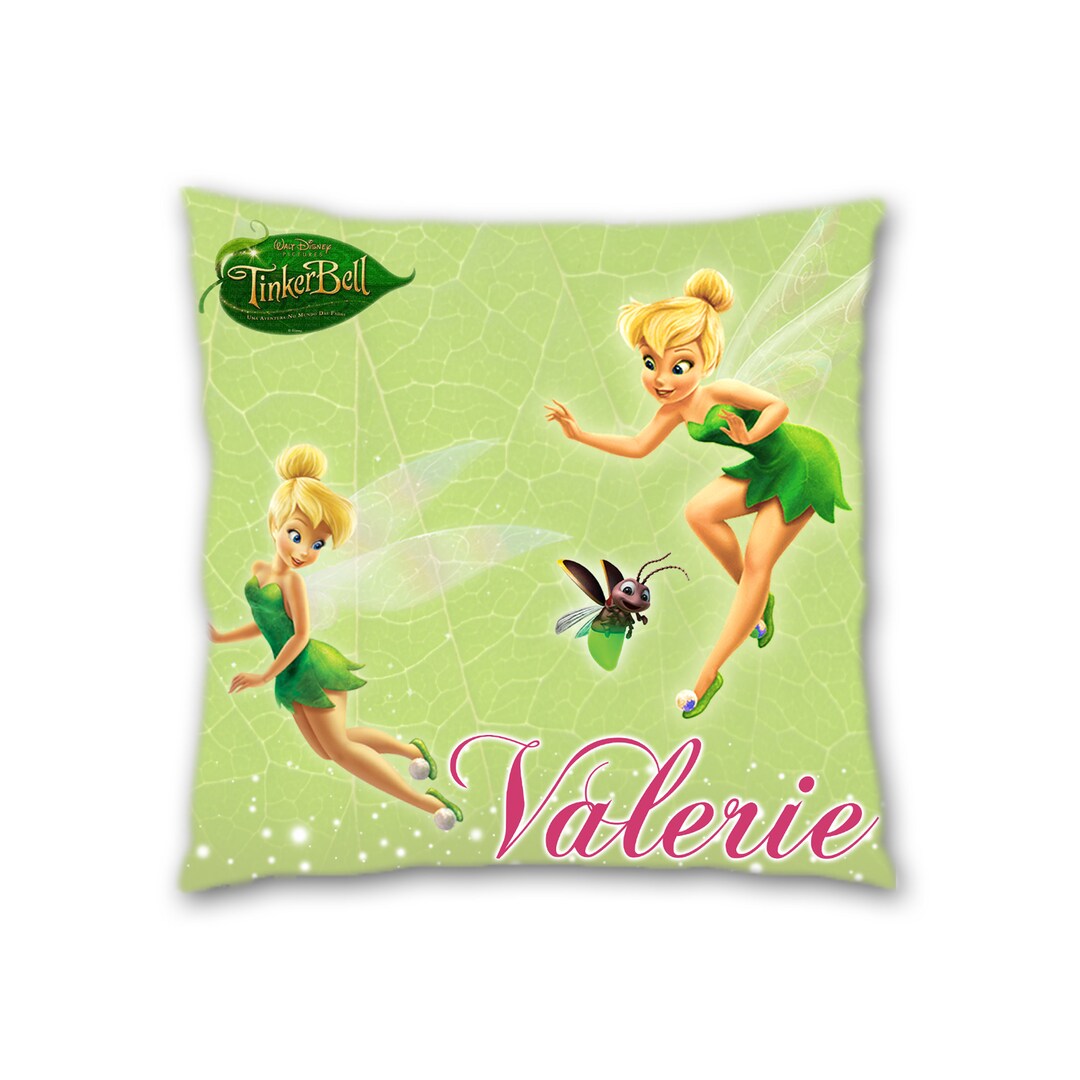 Tinker Bell Pillow With Name Kids Cushion Room Decor Gift for Son ...
