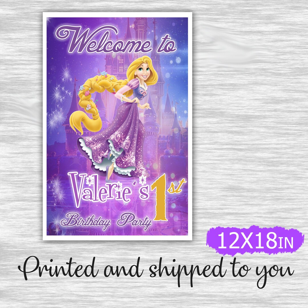 Tangled Welcome Sign 12x18in - Etsy