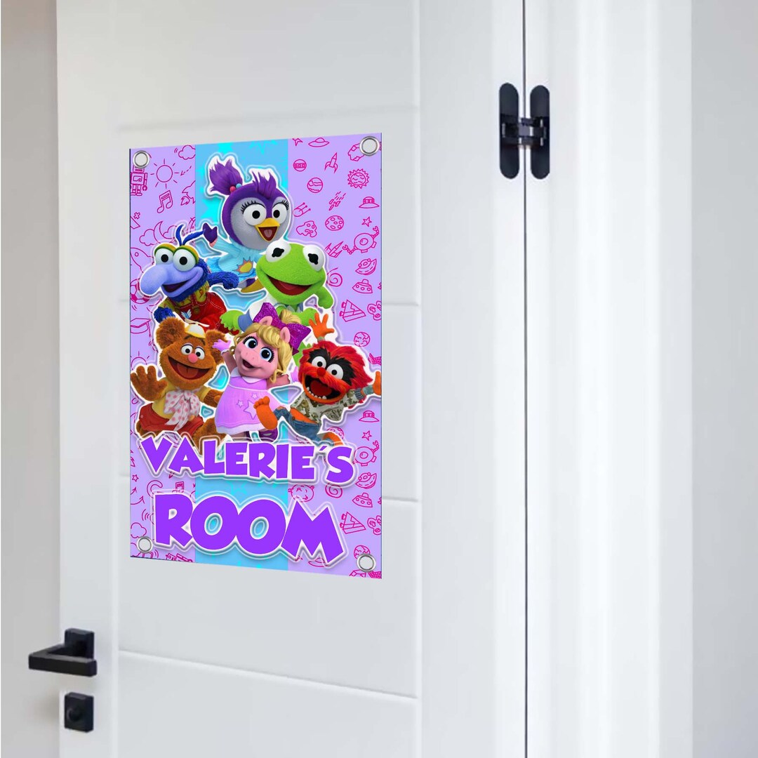 Muppet Babies Sign Room Door Nursery Decor Gift for Boy Girl Grandson ...