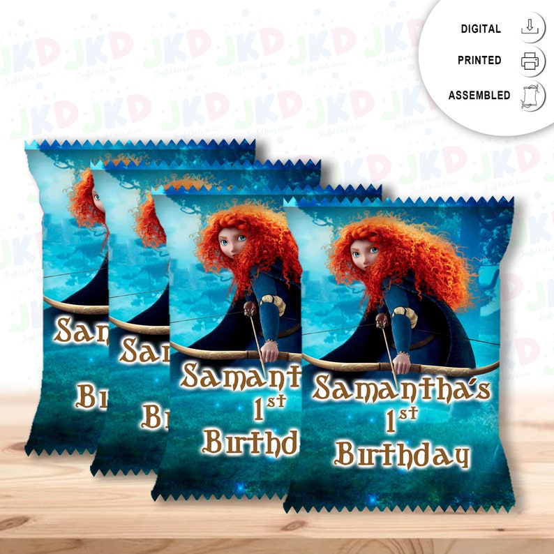 Brave Chip Bags Digital Stickers or Finished Options - Etsy