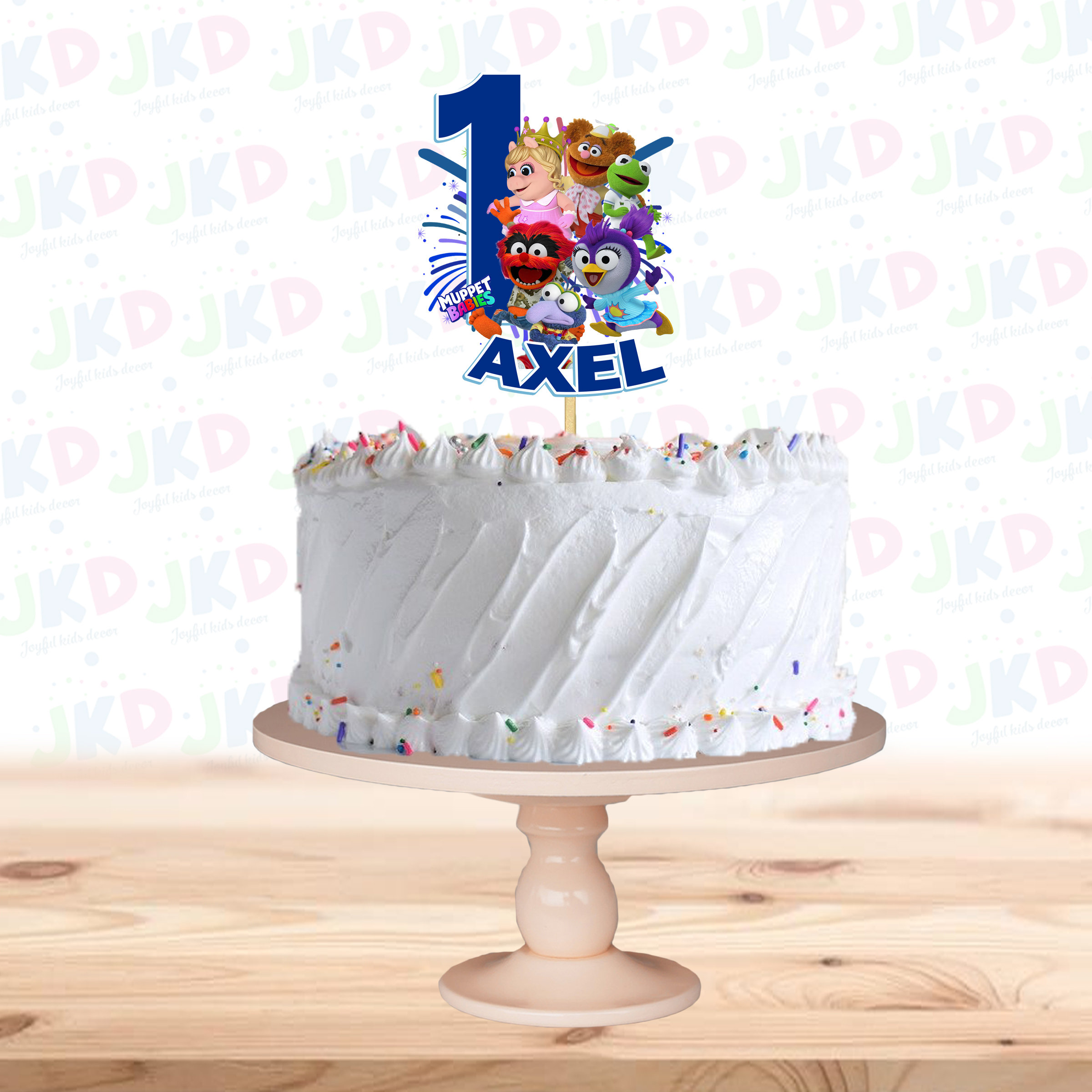 Muppet Babies Cake Topper | Self-editing | Instant Download - Etsy