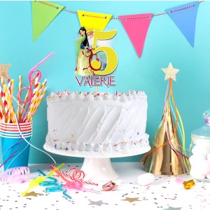 Mulan Cake Topper | Self-editing | Instant Download - Etsy