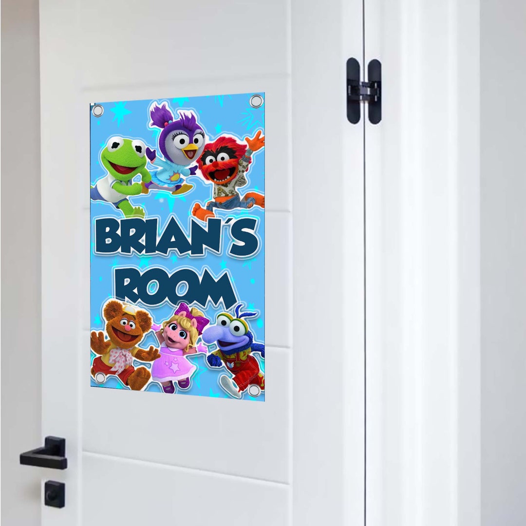 Muppet Babies Sign Room Door Nursery Decor Gift for Boy Girl Grandson ...