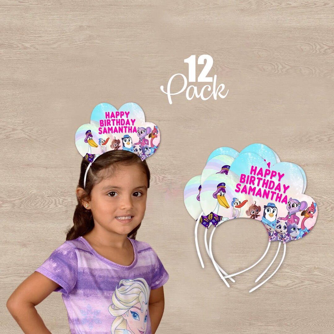 TOTS Birthday Tiara Headband for Girl Party Favor Customized 12pack - Etsy