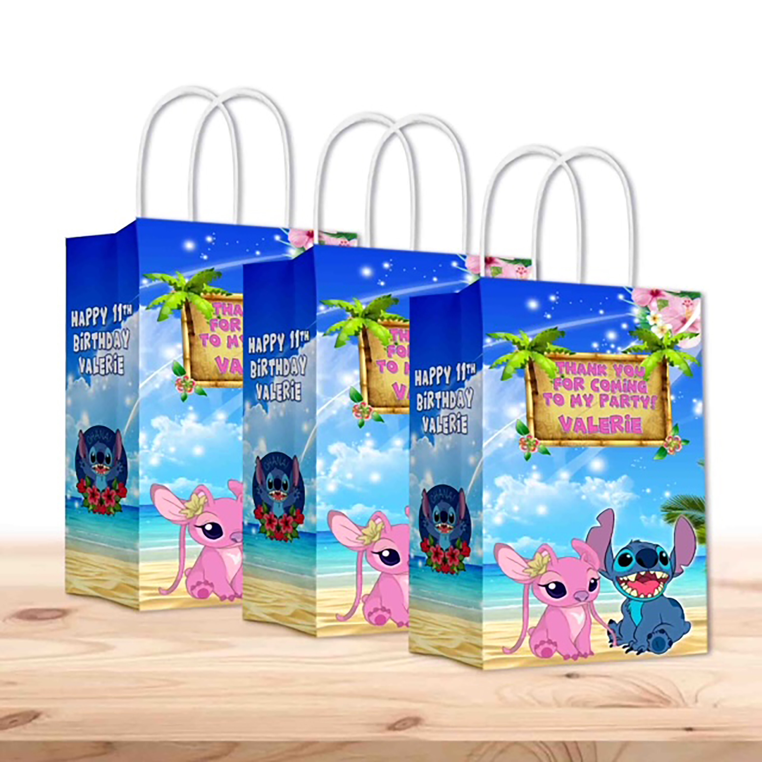 Stitch Gift Favor Bags With Handles 12pack - Etsy