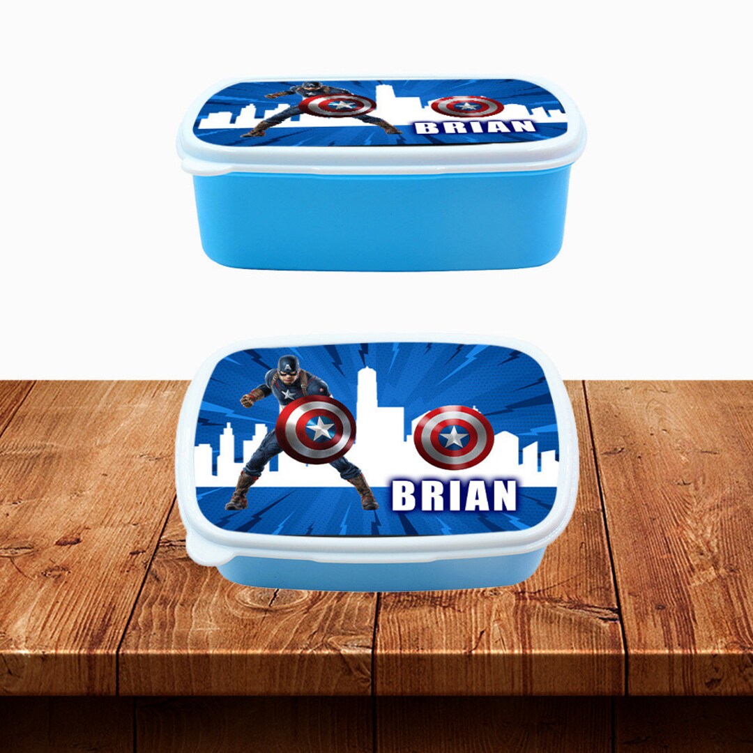 Custom Kids Snack Lunch Box for School Picnic Personalized Travel ...