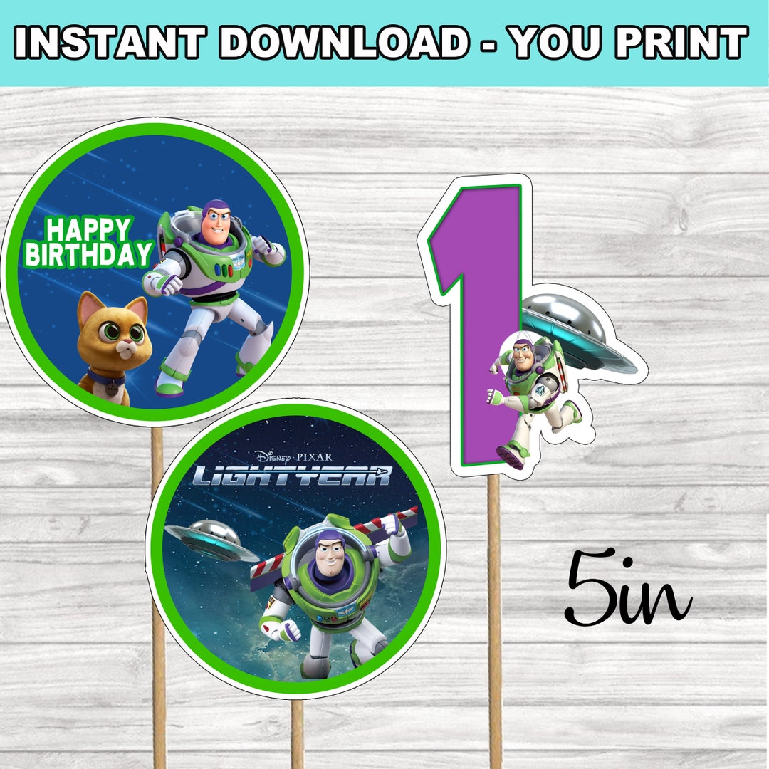 Buzz Lightyear Centerpieces Instant Download- YOU PRINT - Etsy