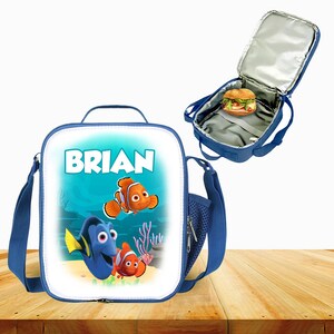 Custom Kids Lunch Bag With Strap Personalized School Insulated Picnic ...