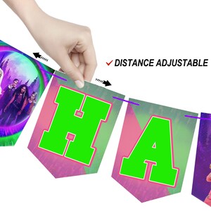 Zombies Birthday Banner for Wall Party Decor Customized With Ribbon ...
