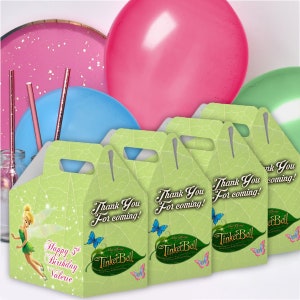 Tinker Bell Candy Gable Box for Birthday Party Favors 12 Pack - 4.4x4 ...