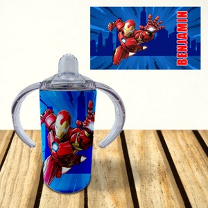 Custom Kids Sippy Cup Personalized Toddler Insulated Tumbler 12oz ...