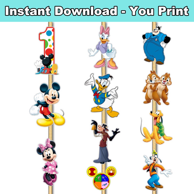 Baby Mickey Cake Topper 1/2 - Etsy