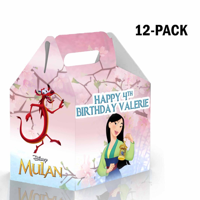 Mulan Party Favor Bag - Etsy