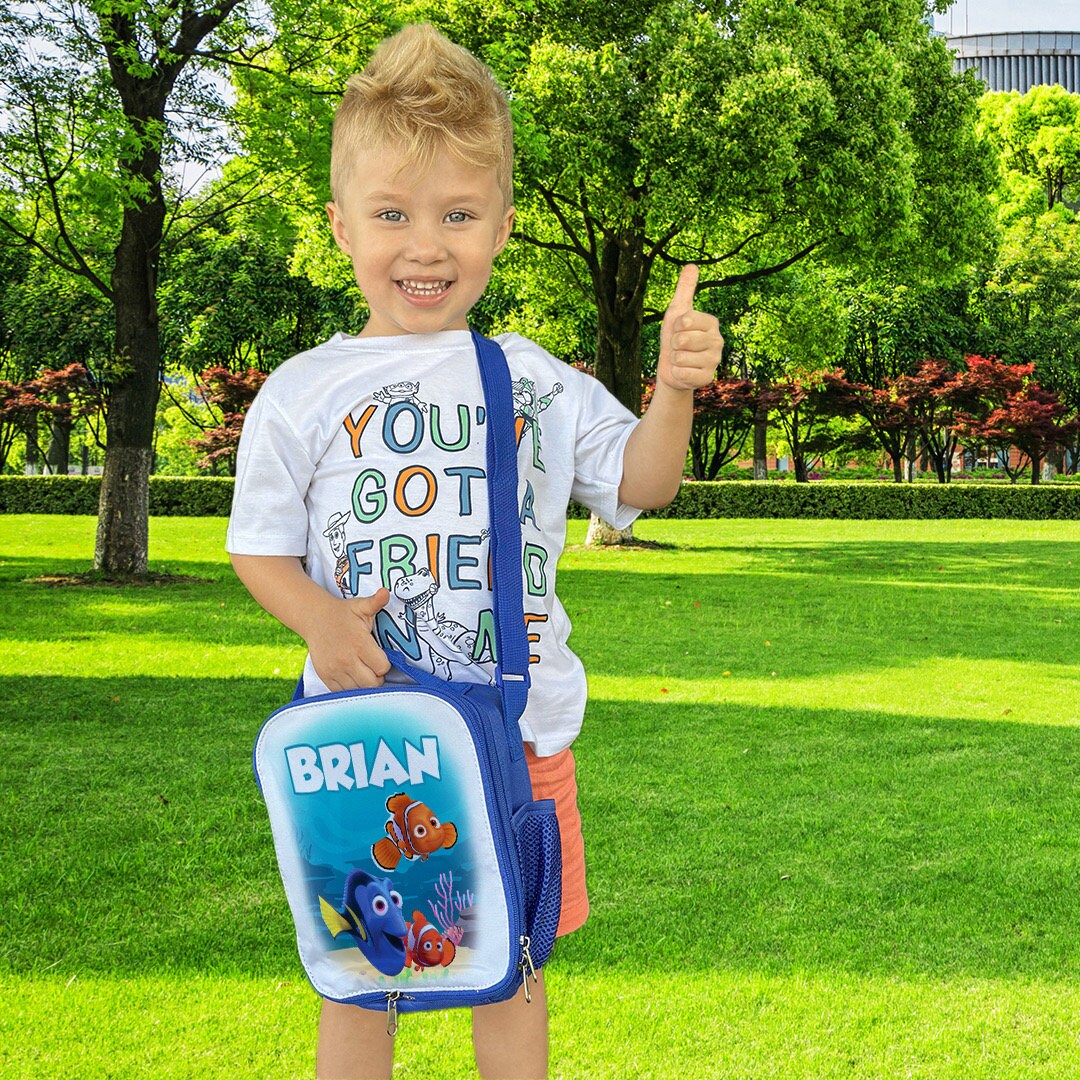 Custom School Kids Bundle Insulated Lunch Bag Snack Box Sippy Cup ...