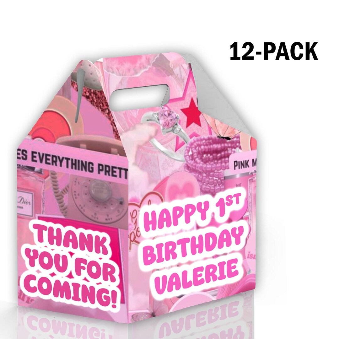 Yk2 Candy Gable Box for Birthday Party Favors 12 Pack - 4.4x4.5in - Etsy