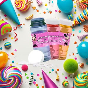 Minnie Mouse Bubbles - Digital and Physical Options #pink - Etsy