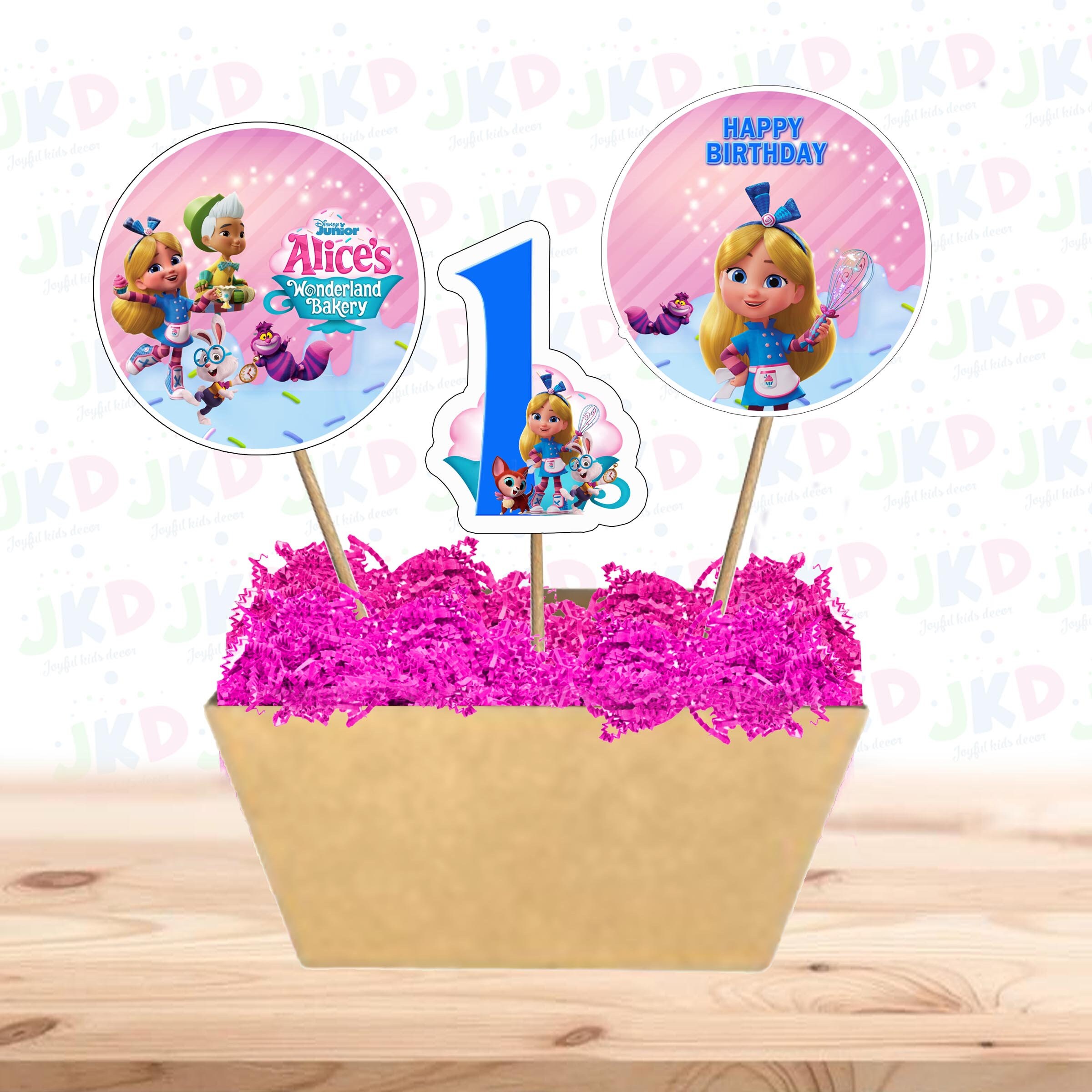Alice Bakery Centerpieces Instant Download YOU PRINT - Etsy