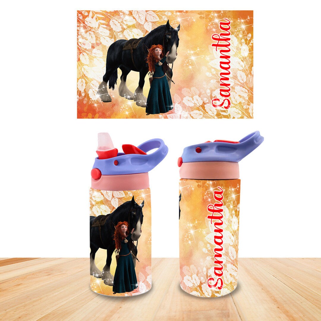 Custom Kids Water Bottle Personalized Toddler Insulated Tumbler 12oz ...