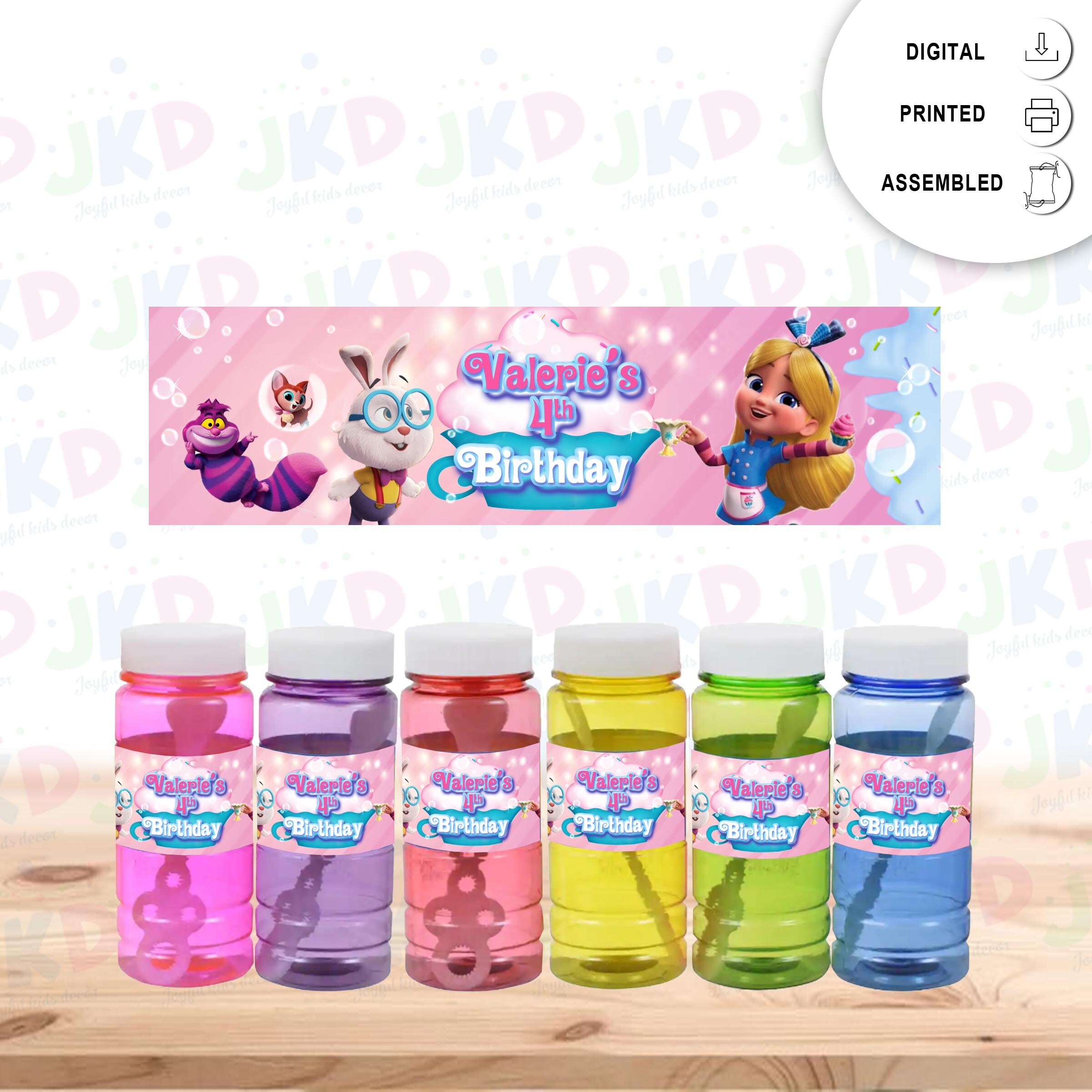 Alice Bakery Bubbles Digital and Physical Options - Etsy