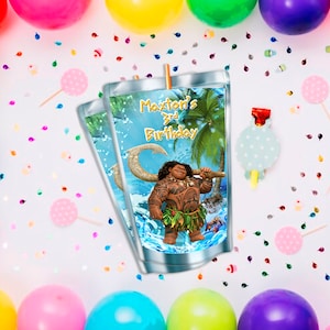 Maui Juice Pouch Label Sticker for Kids Birthday Party Favor Decor - Etsy