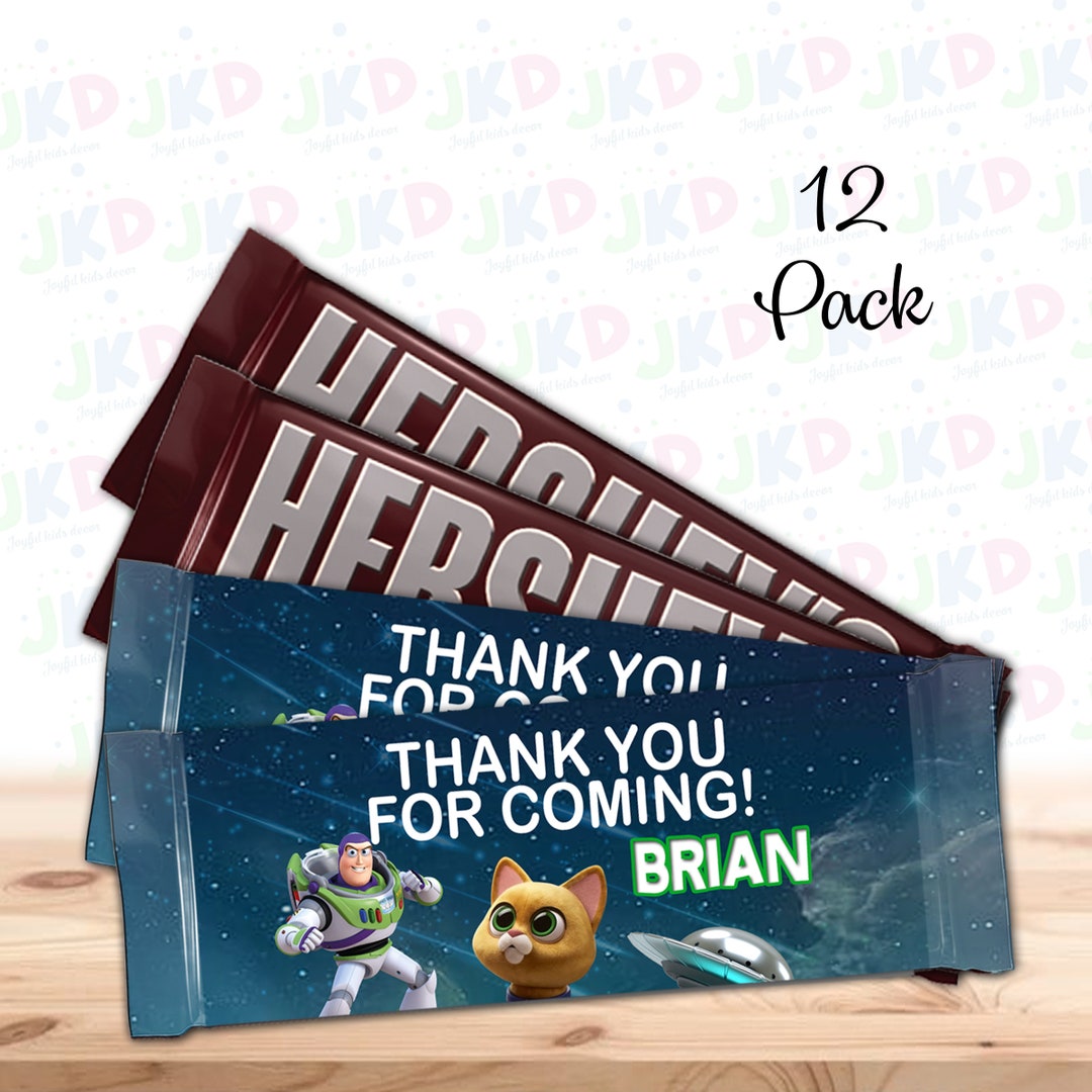 Buzz Lightyear Candy Bar Labels for Party Decor Chocolate Birthday ...