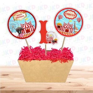 Circus Centerpieces Instant Download- YOU PRINT - Etsy